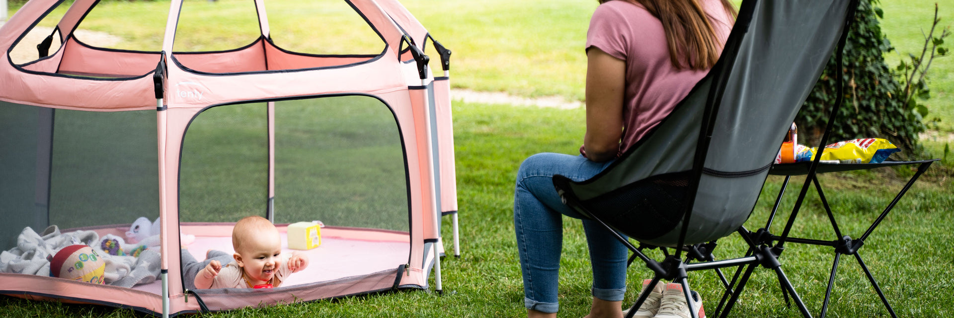 Mobile playpen for children: Comfortable, safe & flexible